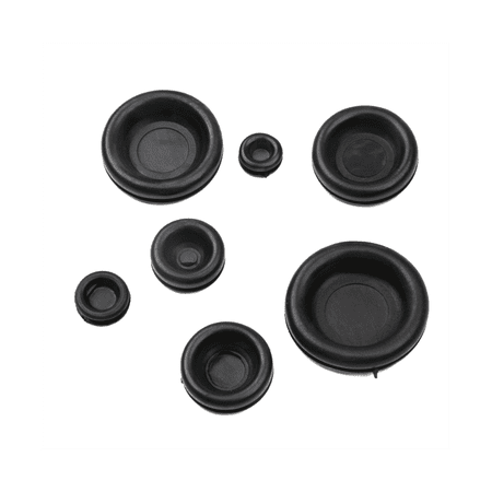 Symkmb 170Pcs 7 Sizes Rubber Grommet Assortment Kit, Firewall Hole Plug ...