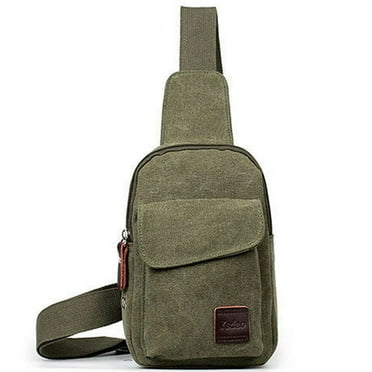 Gustave Canvas Sling Bag for Men & Women Anti-Theft Chest Shoulder Bag ...