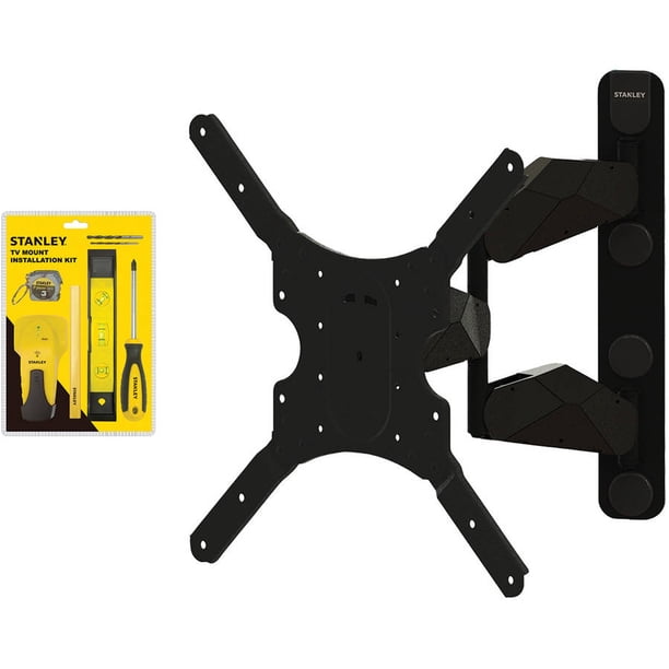 Stanley TMX-204FM 23"-55" Full-Motion TV Mount and TV Mount Tool Kit ...