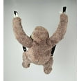 Comeco Sleepyville Critters Lifelike Furry Plush Sloth Mini-Backpack ...