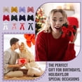 GIRACOA 12 Pcs Bow Hair Clips for Women & Girls - Large Silky Satin ...