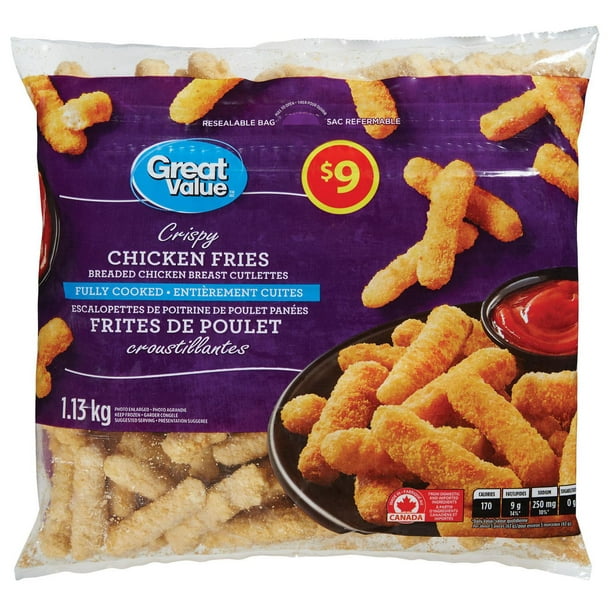 Great Value Crispy Chicken Fries - Walmart.ca
