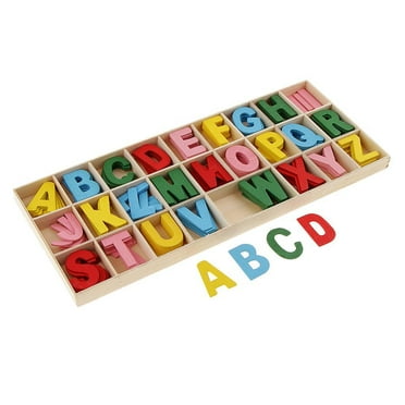 Crafts Central Pine Wood Beveled Wooden Alphabet Letters for Arts ...