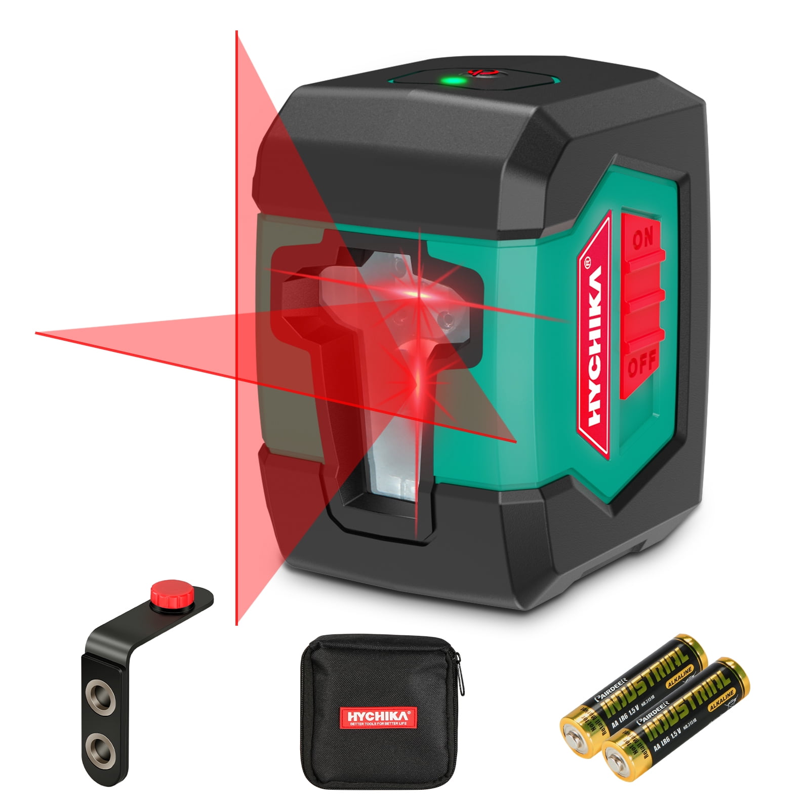 HYCHIKA 50 feet Laser Level Self-Leveling Horizontal and Vertical Cross ...