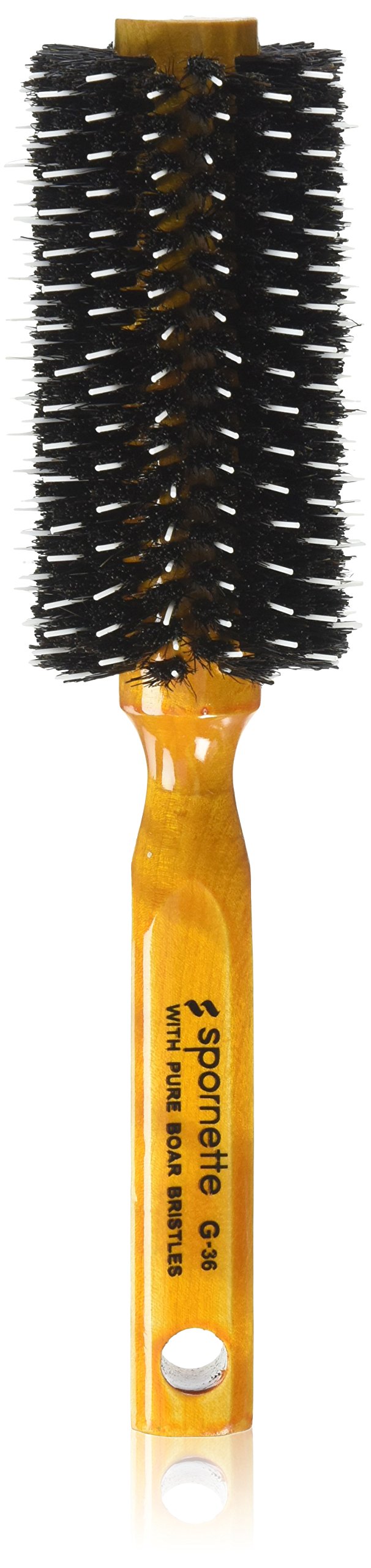 SPORNETTE Beauty Salon Styling Hair Porcupine Boar Nylon 2" Brush SB ...