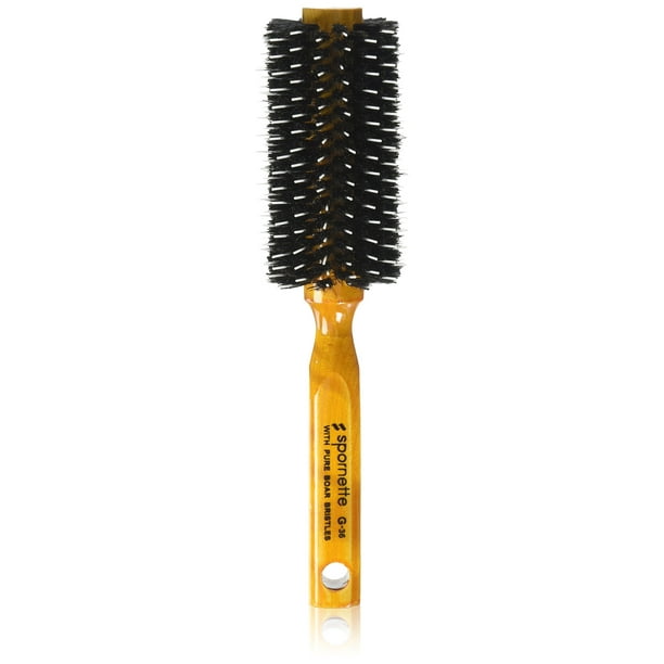 SPORNETTE Beauty Salon Styling Hair Porcupine Boar Nylon 2" Brush SB ...