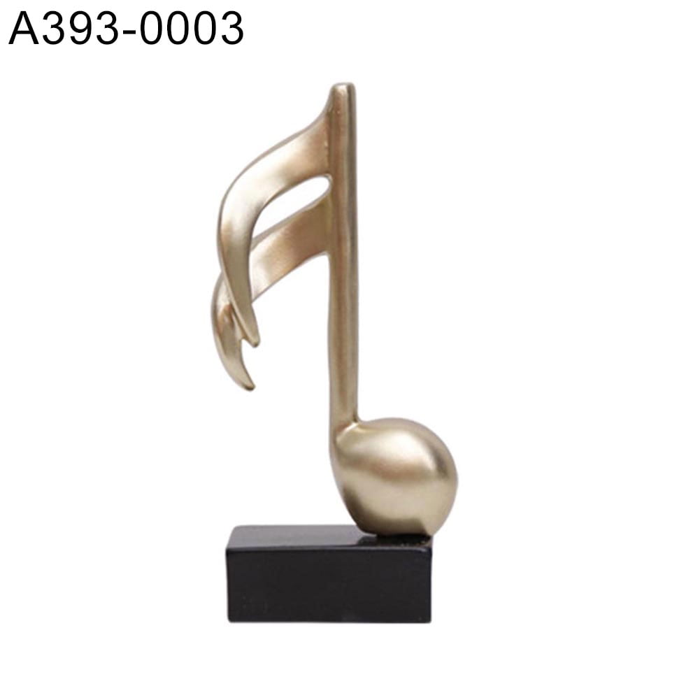 Mini Musical Note Model Figure Resin Craft Desktop Piano Ornament Home ...