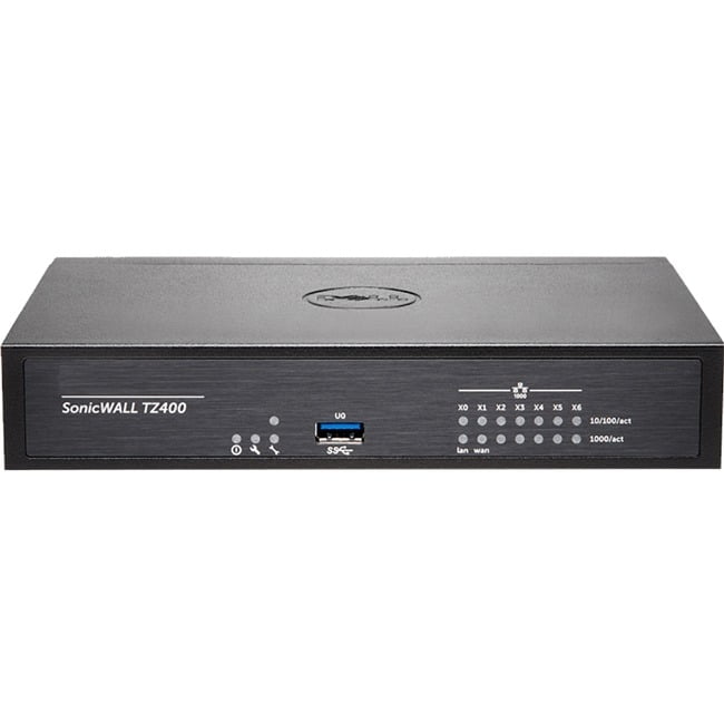 SonicWall TZ400 Network Security/Firewall Appliance - 7 Port - 10/100 ...
