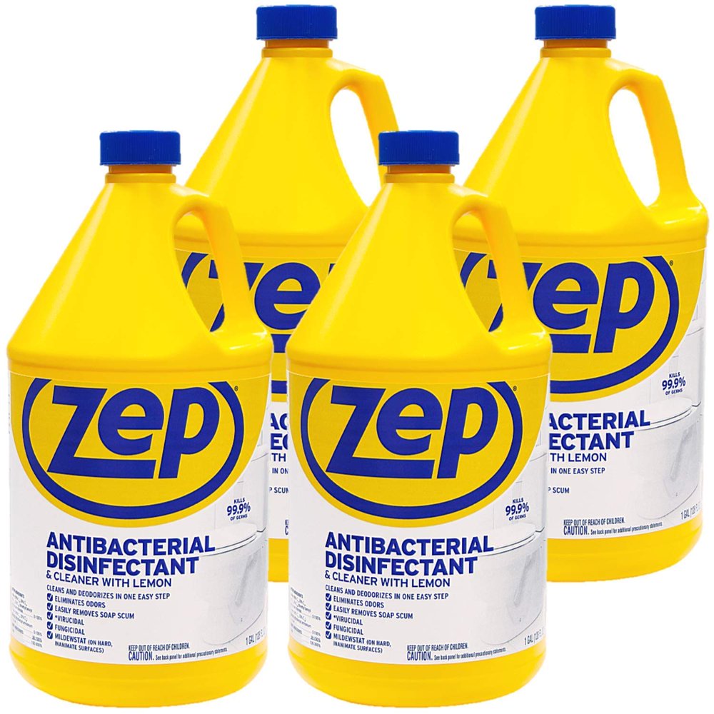 Zep Antibacterial Disinfectant Cleaner - See label for details, 128 ...