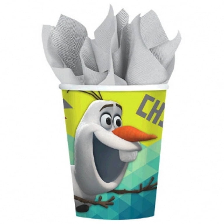 Disney Olaf 8 ct Beverage Hot Cold Cups Paper 9 oz Party Frozen ...