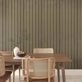 Brown Slat Wall Panel Peel and Stick Acoustic Wall Panels for Bedroom ...