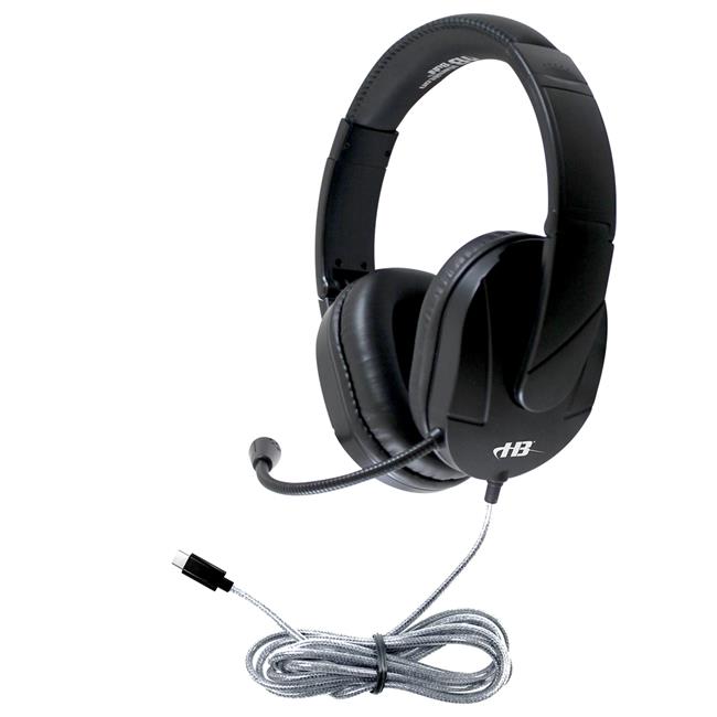HamiltonBuhl Multimedia USB-C Headset - Over-Ear with Steel Reinforced ...