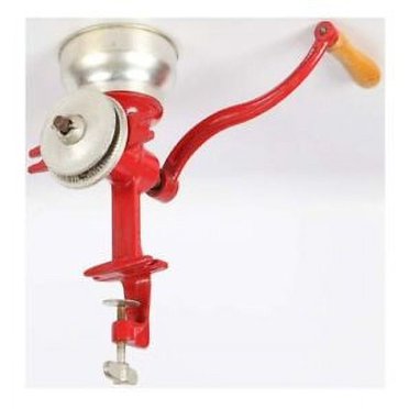 Cast Iron Manual Crank Corn Grain Grinder 14' Tall & 5' Hopper ...