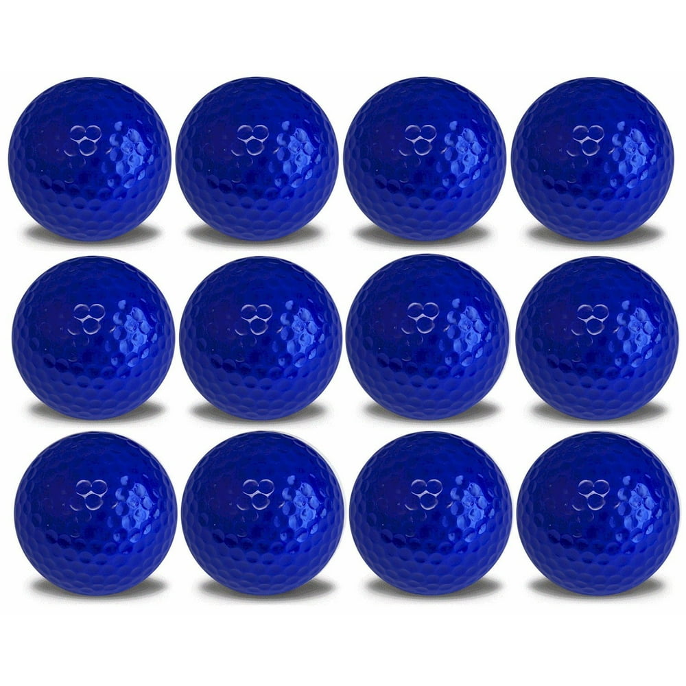 Dark Blue Golf Balls 12 Pack by GBM Golf - Walmart.com - Walmart.com