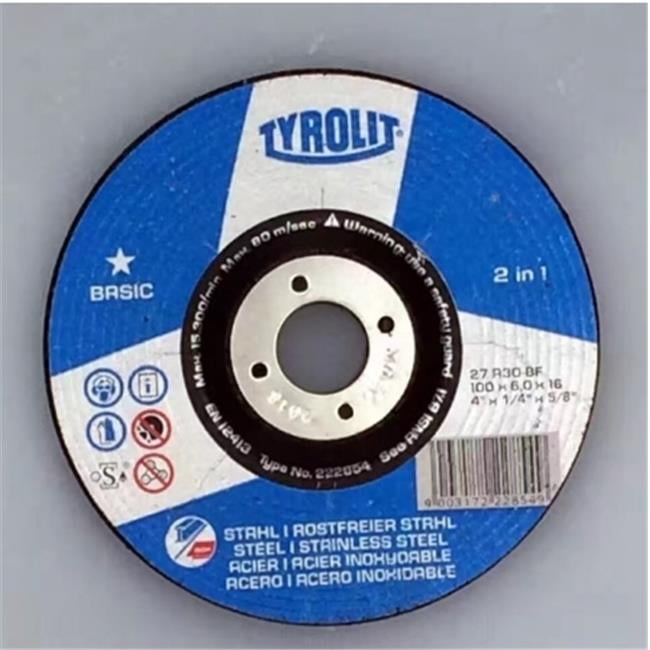 Diamond Products 34301959 Tyrolit Basic Depressed Center Wheel for ...