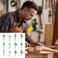 12Piece 1/4Inch Shank Carbides Router Bit Set For Woodworking With ...