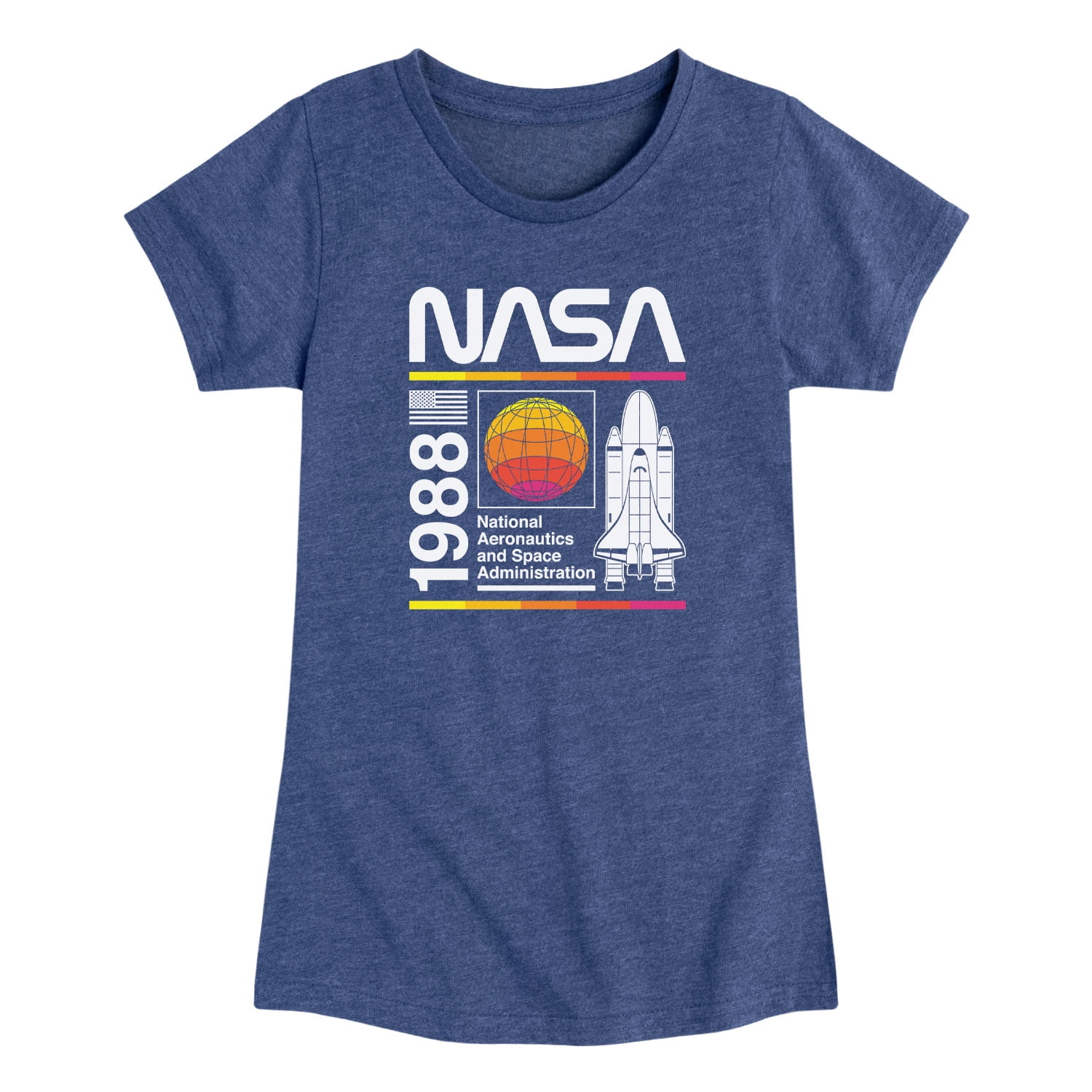 NASA - Space Shuttle Logo - Toddler And Youth Girls Short Sleeve ...