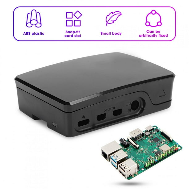 ABS Protective White Enclosure Box Protective Box For Raspberry Pi 4B, Protective Shell For ...