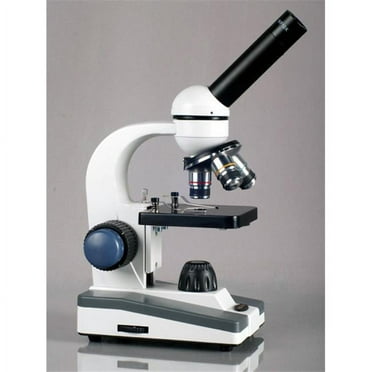 AmScope 40X-1000X Portable Student LED Microscope with Blank Slides and ...