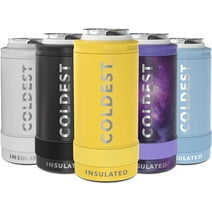 4 in 1 Vacuum Insulated Stainless Steel Beer Bottle Cold Keeper, Can ...