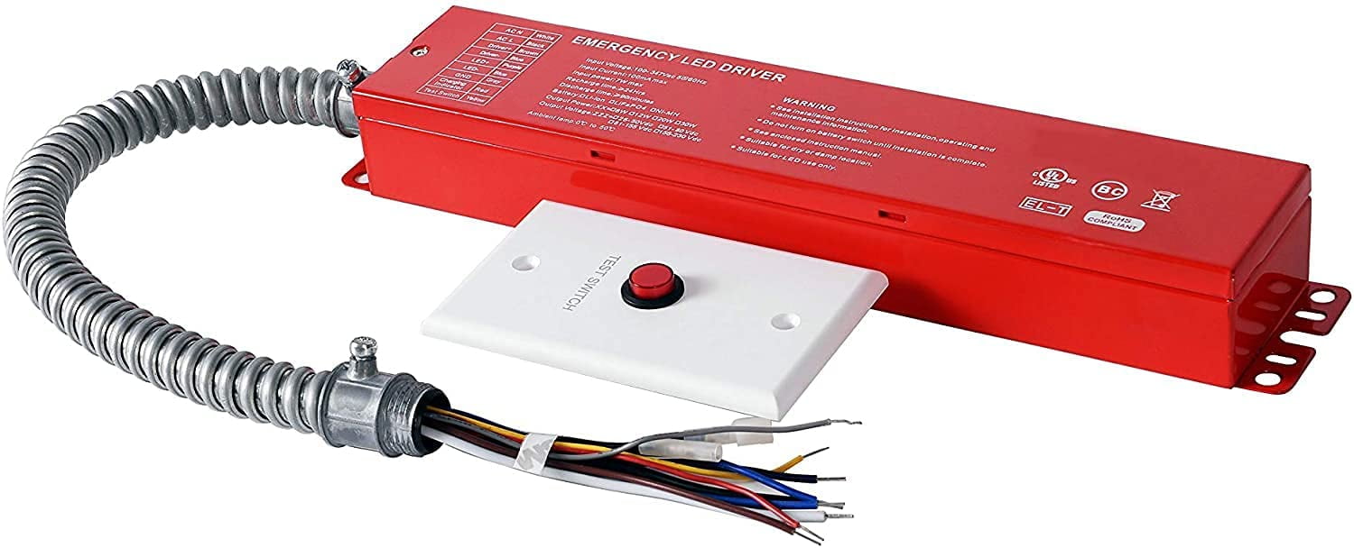 E2 Lighting Emergency Battery Backup LED Driver, 15W AC Input 100-347V ...