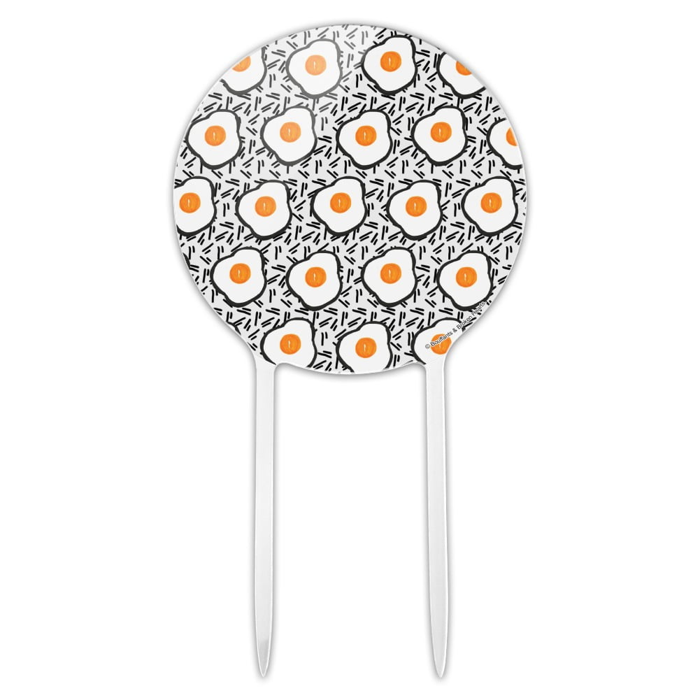 Acrylic Eggs Sunny Side Up Cake Topper Party Decoration for Wedding ...