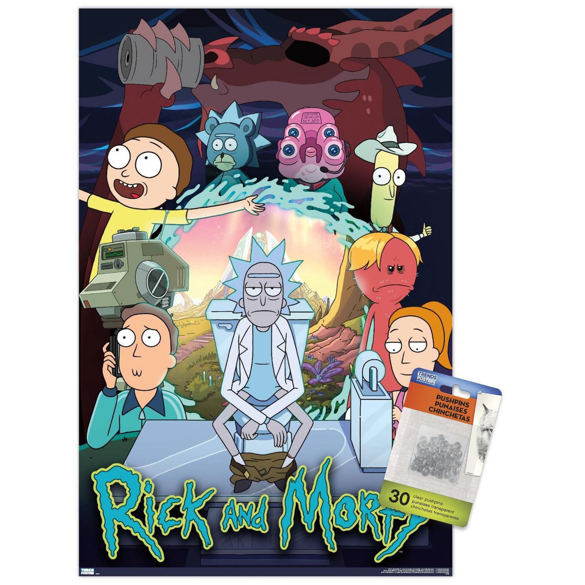 Click here for Trends International Rick And Morty - Season 4 Gro... prices