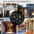 Digital Weather Station Clock Indoor Outdoor Temperature and Humidity ...