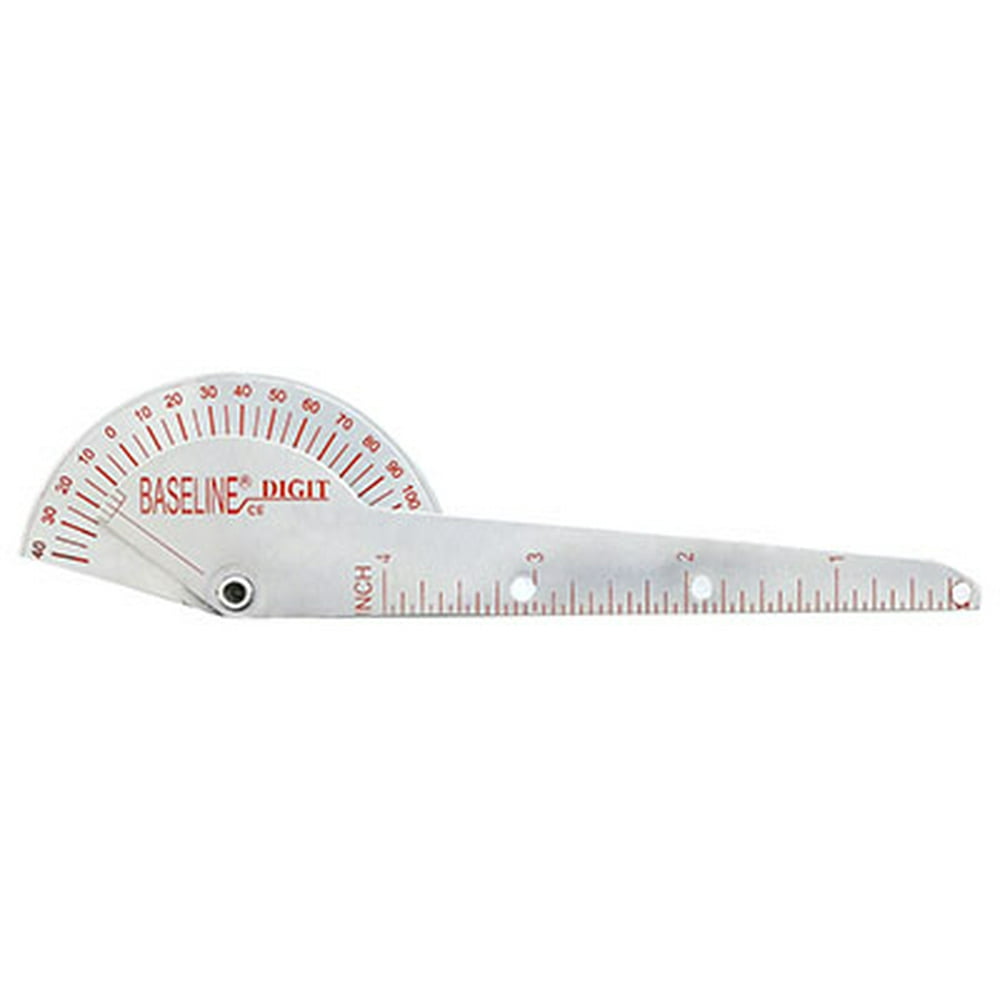 Baseline plastic finger goniometer joint angle and range of motion ...