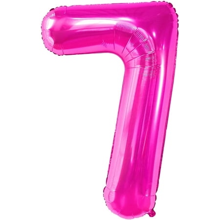 Giant Hot Pink 1 Balloon for First Birthday - 40 Inch | Pink One ...