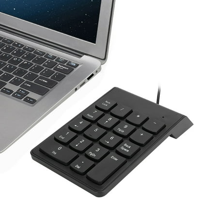 Wired Keyboard, USB Keyboard Numeric Keypad, Small Size Keyboard, Black ...