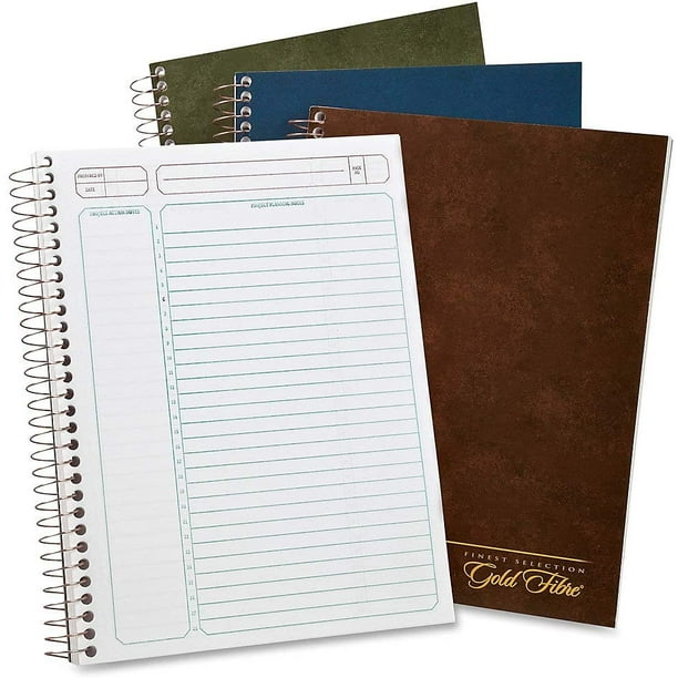 Ampad 20-817 Gold Fibre, Project Planner, Assorted Color Covers, 9.5 x ...