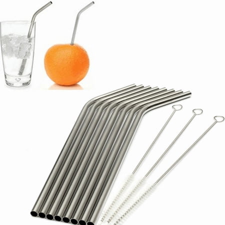 New Arrival ReusableDrinking Straws 304 Stainless Steel Sturdy Bent ...