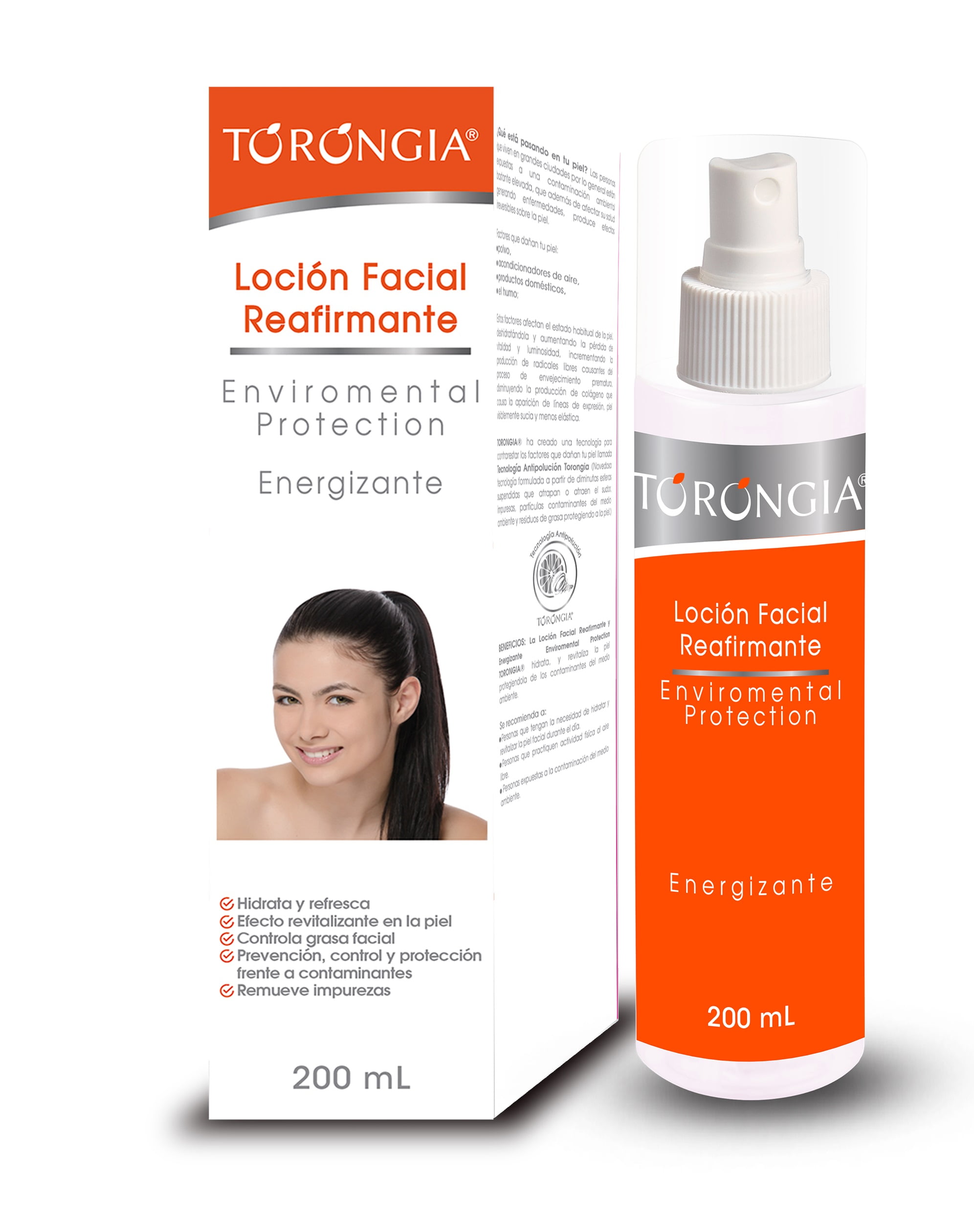 Torongia Skin Care Loción facial Reafirmante 200 ml Torongia Energy ...