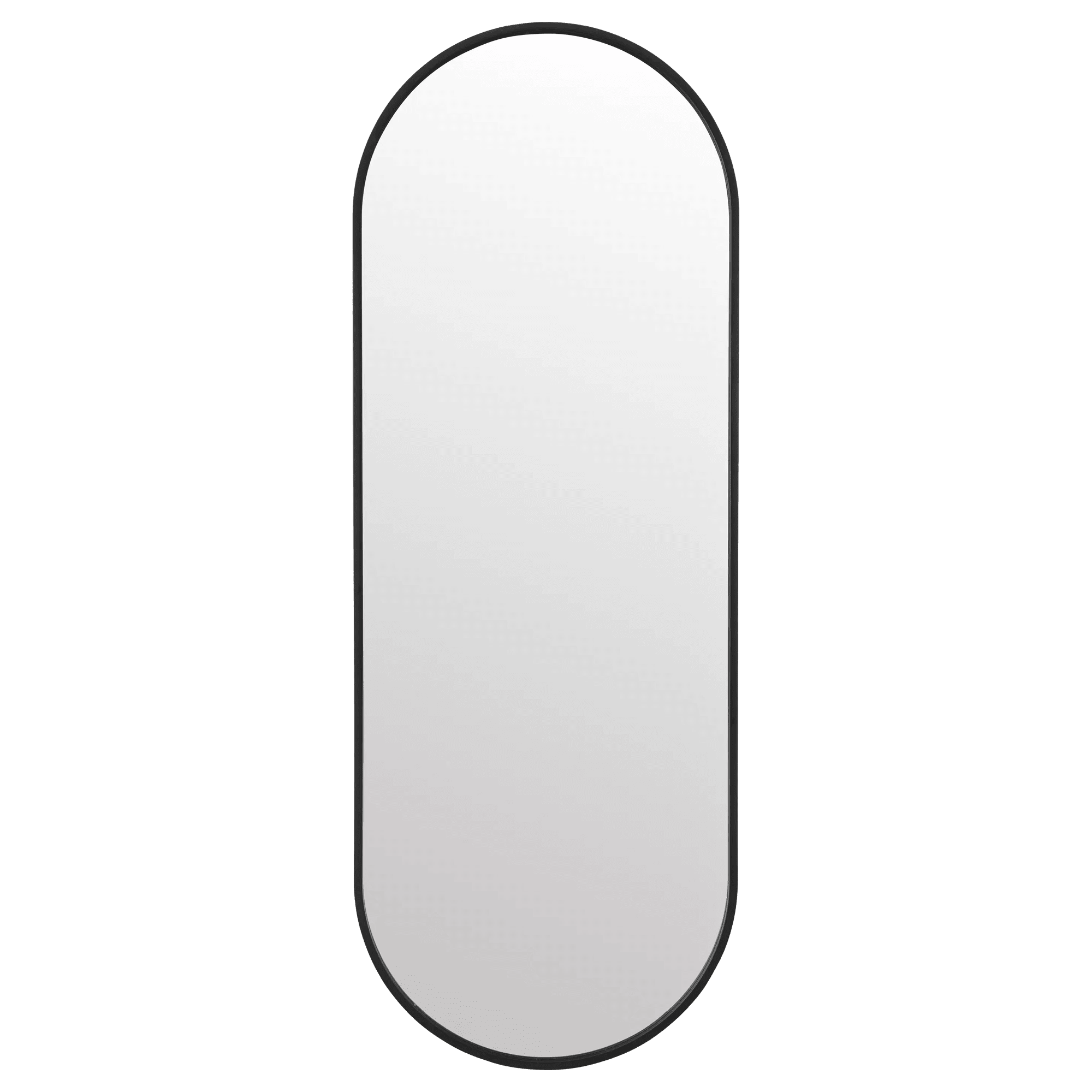 Click here for Bouclair Black Oval Framed Mirror 22 X 60 In (55.8... prices