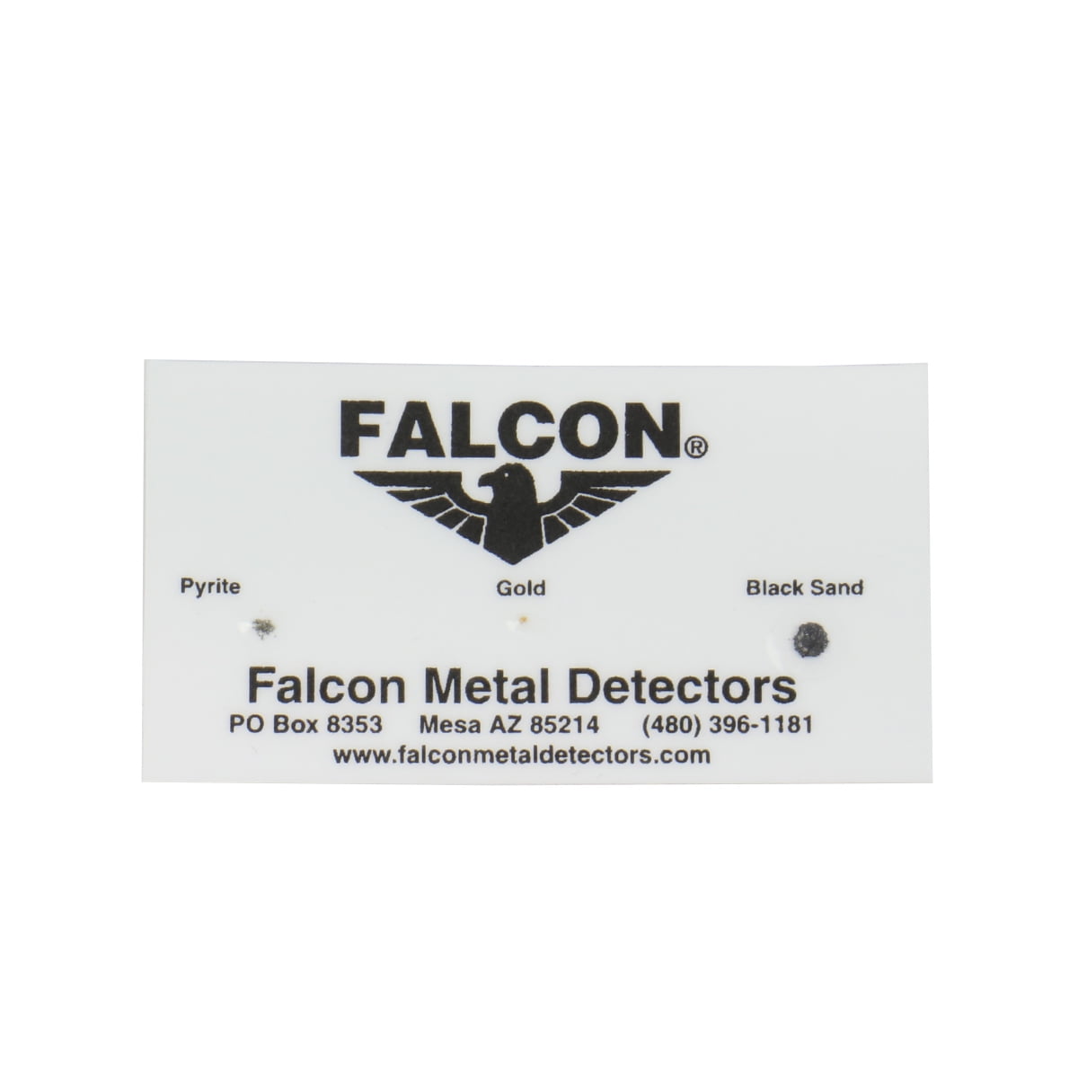 Falcon MD20 Gold Tracker Metal Detector Test Strip Card - Walmart.com