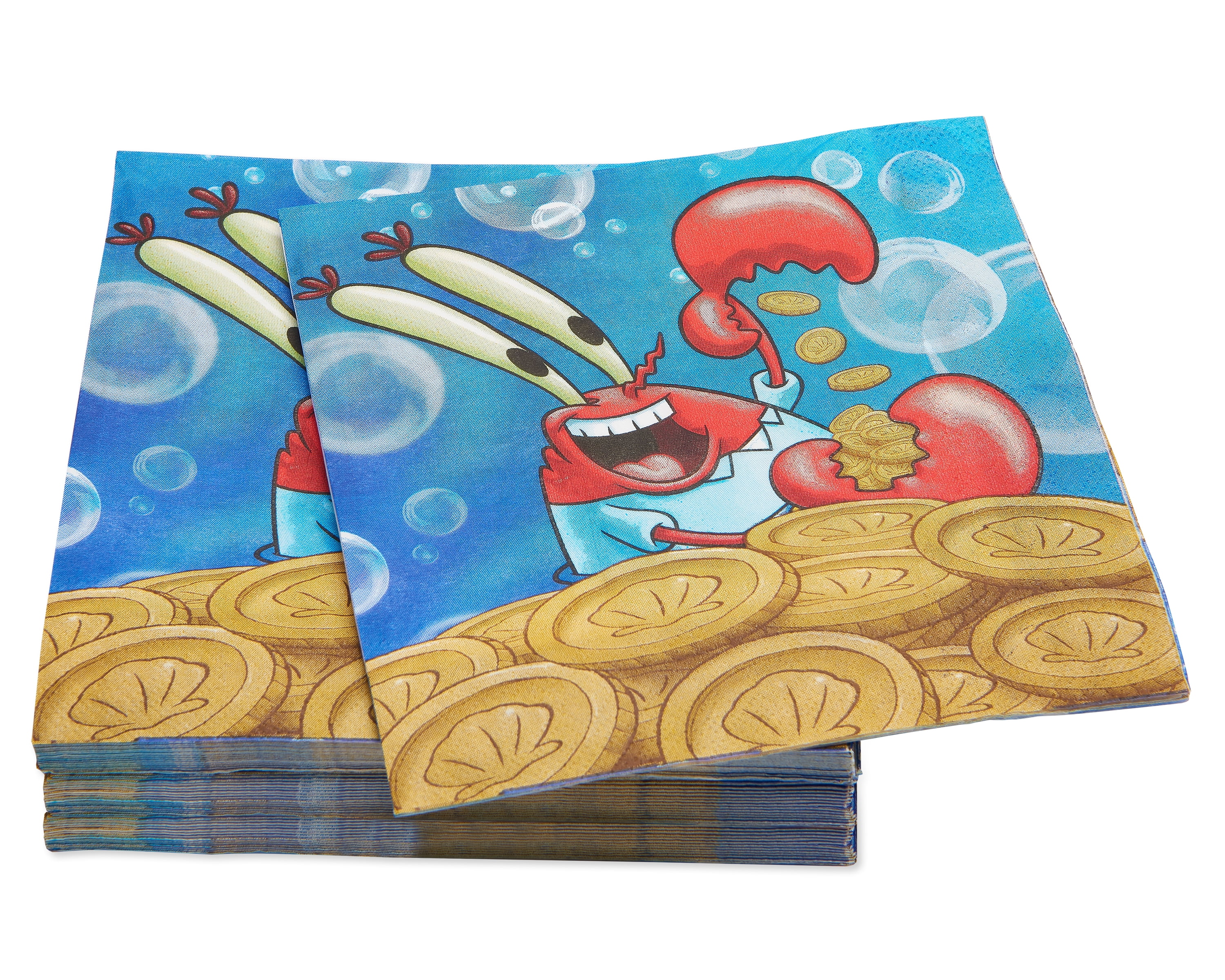 Greetings SpongeBob Square Pants Party Supplies Paper Lunch Napkins, 48 ...