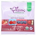 Plum Organics Organic Teensy Fruits Soft Real Fruit Snacks Berry - 1.75 ...