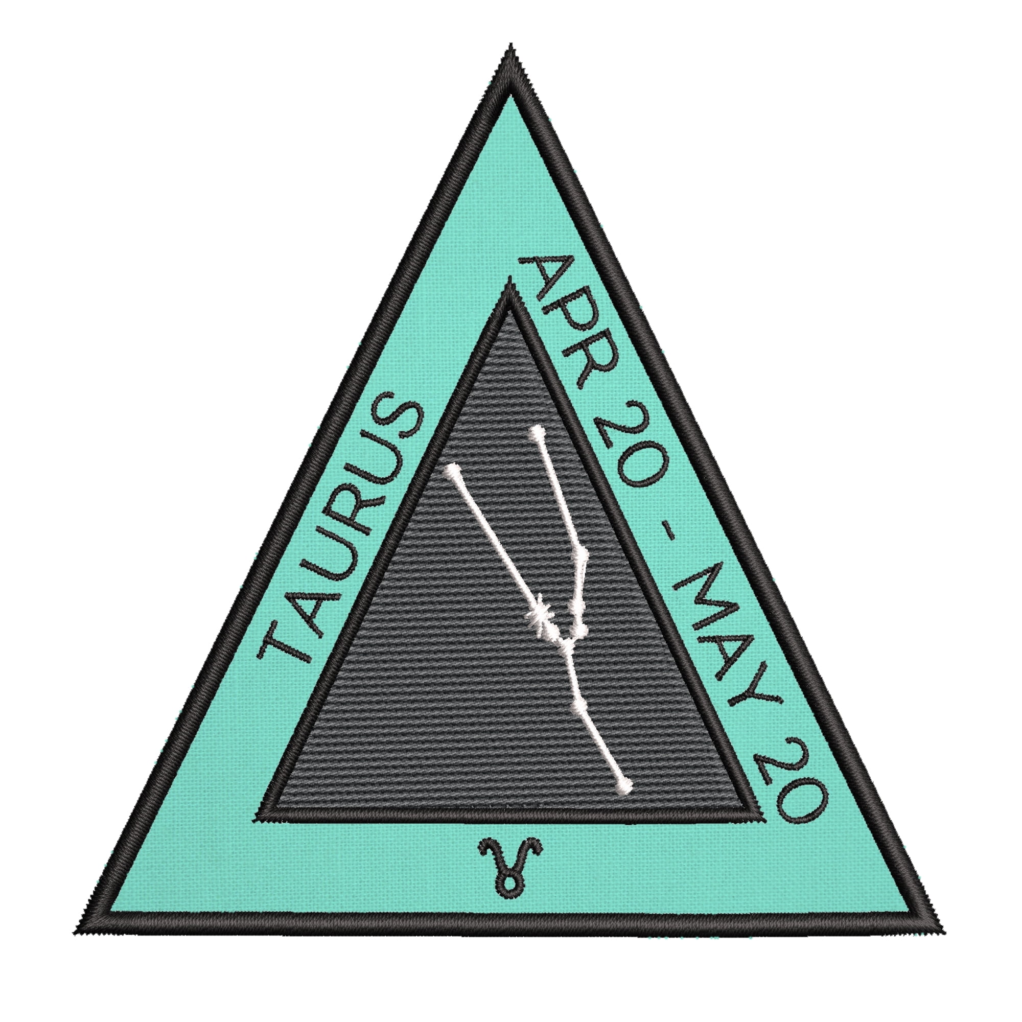 Taurus Horoscope 4 Inch Iron Or Sew On Embroidered Fabric Badge Patch ...
