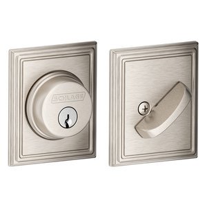 Legend Decorative Lever Deadbolt Combo Set, Adjustable Backset, Kw1 ...