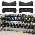 4pcs Dumbbell Storage Rack Heavy Duty Multifunctional Weight Stand for ...