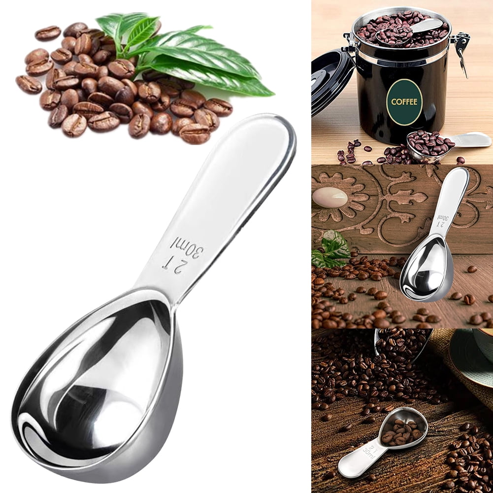 Cuchara Medidora Con Corto Cucharada Acero Inoxidable 15ml 30ml para Té ...