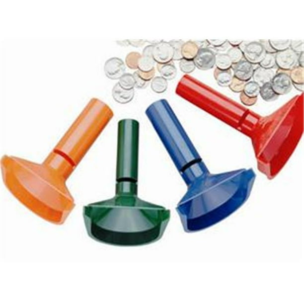 Coin Counting Tubes - For Pennies- Nickels- Dimes and Quarters pack of ...