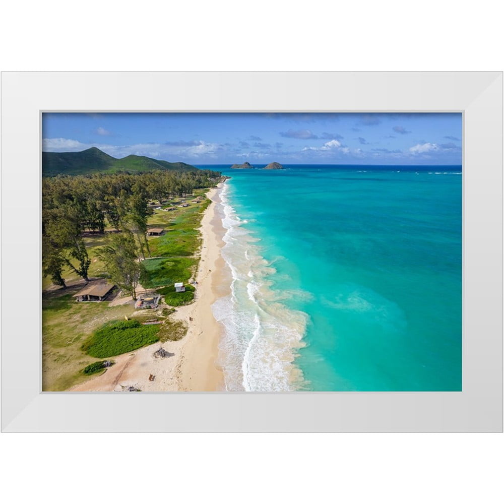 Peebles, Douglas 24x17 White Modern Wood Framed Museum Art Print Titled ...