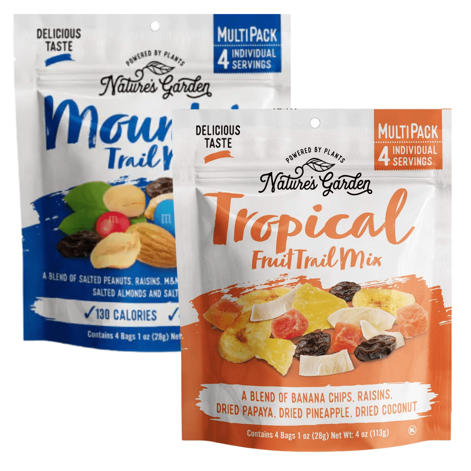 Nature's Garden Trail Mix, Include 1 Mountain Trail Mix and Tropical ...