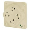Plugmold Multi Outlet Strip 12 Single 15 Amp Outlets Steel Ivory ...