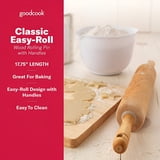 "Goodcook 10"" x 2"" Wood Baking Rolling Pin for Cooking" - Walmart.com