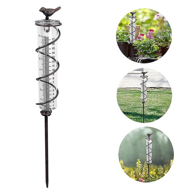 Spiral Rain Gauge Garden Glass Rain Water Meter Meter Meter - Walmart.ca