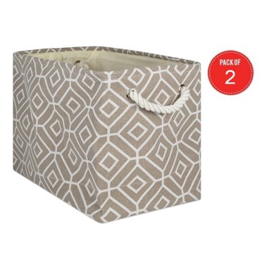 JanetBasket Cherry Large Aluminum Frame Basket, 18" x 10" x 9.5 ...