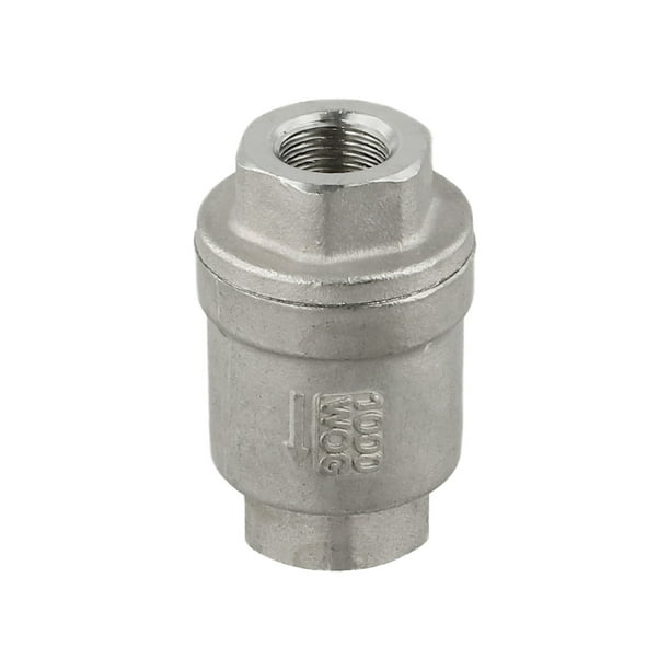 1Pcs 304 Cast Check Valve, for Bsp Female Thread,Vertical Check Valve,Water Pump 1/4 Inch ...